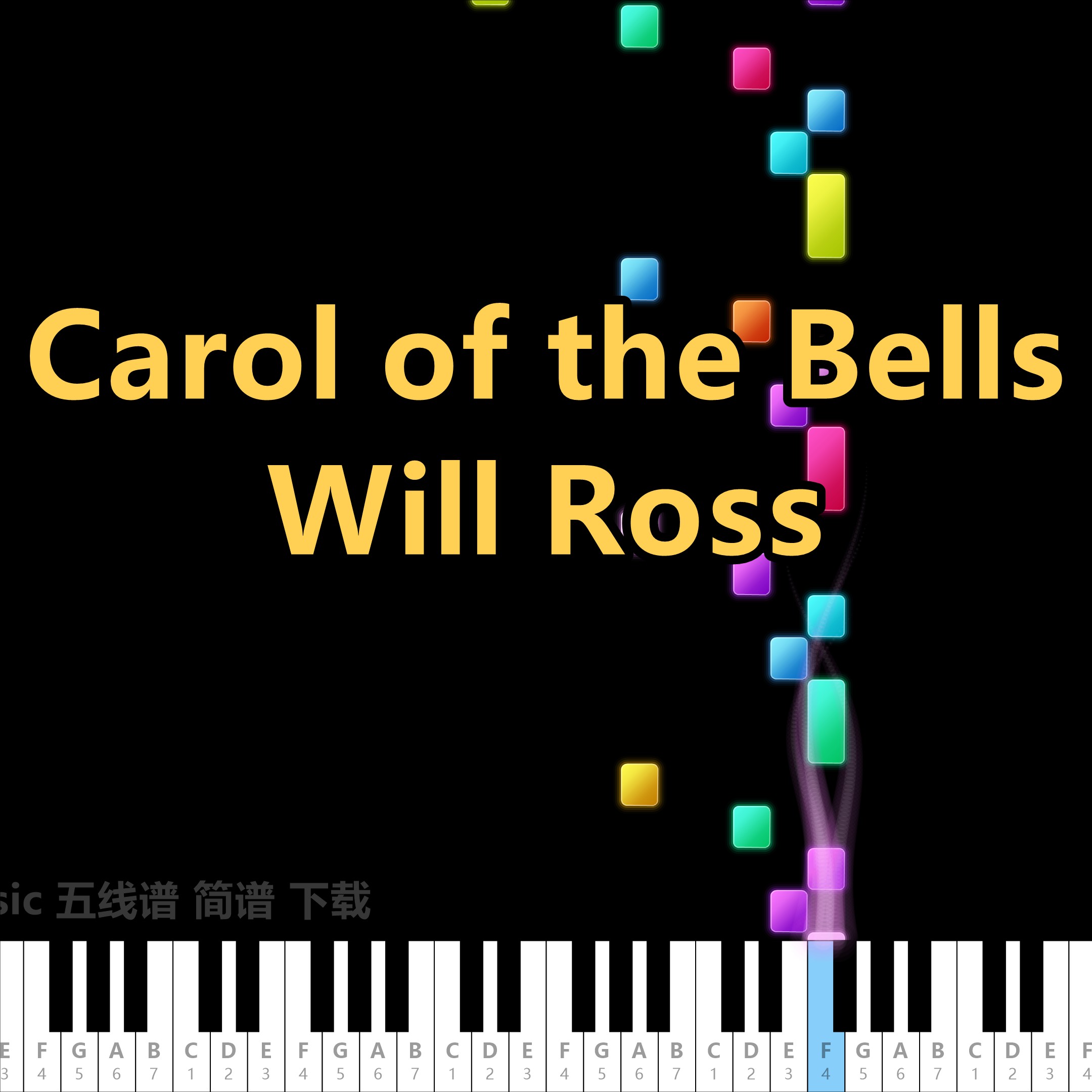 Carol of the BellsWill Ross 五线谱