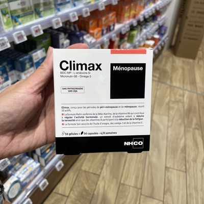 法国本土版NHCO Climax女性更年期改善女性荷尔蒙膳食补充剂56粒