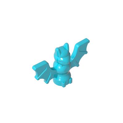 高砖积木零件GDS-M1272配件蝙蝠兼容小颗粒MOC拼插散件