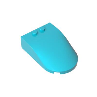 高砖积木零件GDS-21121配件4x6 挡风玻璃兼容小颗粒MOC拼插散件