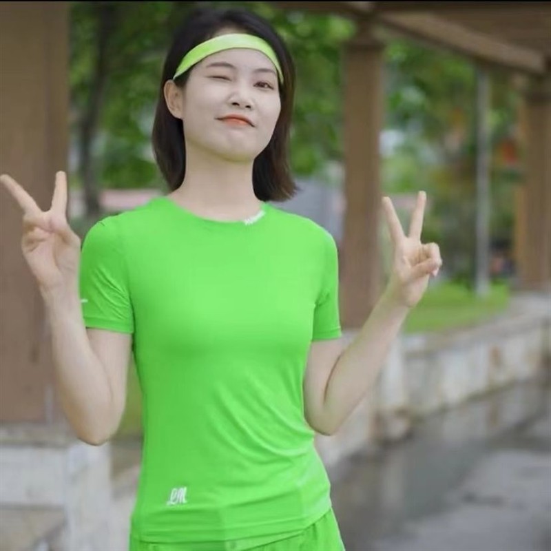 cosleaf/科里芙运动T恤女透气运动短袖速干跑步瑜伽弹力健身衣_虎窝淘