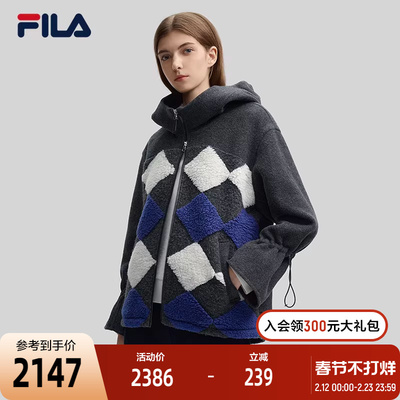 FILA斐乐女士呢子外套