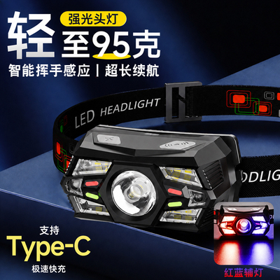 RTN迷你感应超轻强光头灯