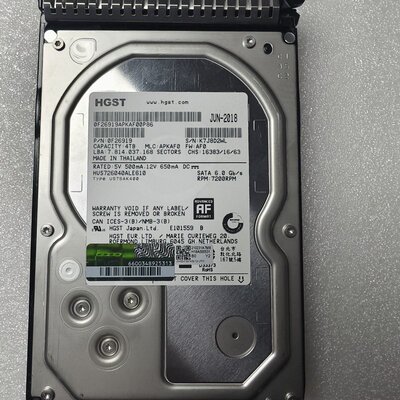 {议价}HGST 4TB企业级硬盘，型号华三4TSATA HUS7{可维修}