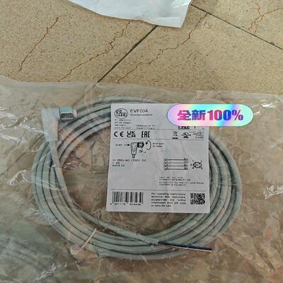 ifm 易福门 开关插件  M12 防水耐腐蚀插件线 90度