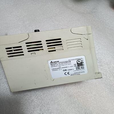 议~台达变频器，VFD022M43B，2.2KW，三相，拆机件，