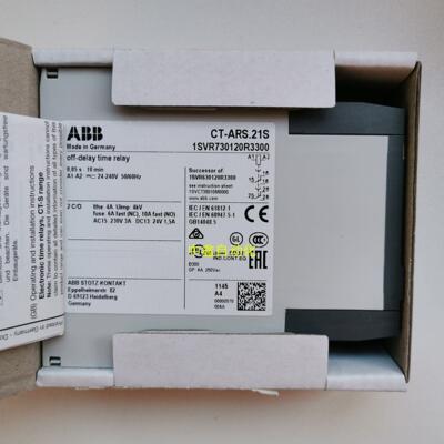 ABB电子三相监测继电器CT-ARS.21S 1SVR730120R3300议价
