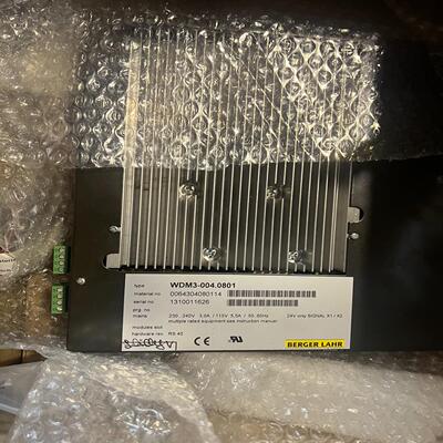 百格拉伺服驱动器 WDM3-004.0801成色，全新