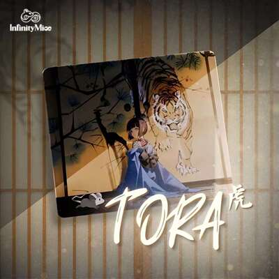 InfinityMice 限量版电竞钢化玻璃鼠标垫同款复刻fps顺滑打瓦跟枪