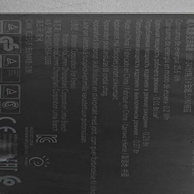 戴尔U2417H坏显示屏、24寸ips破屏机、此机是坏屏、i