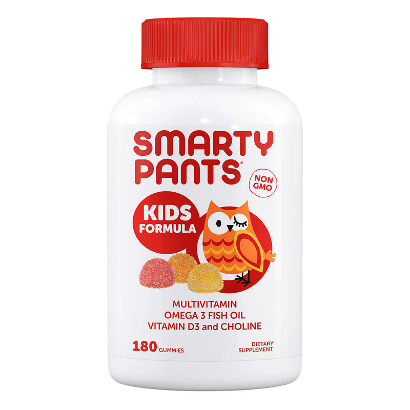 效期到27年8月 SmartyPants儿童复合维生素软糖180粒/瓶