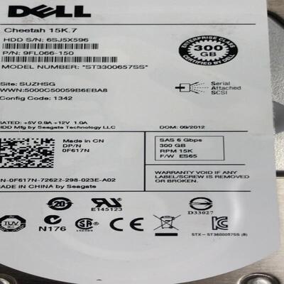 戴尔 ST3300657SS / 0F617N 300G 1
