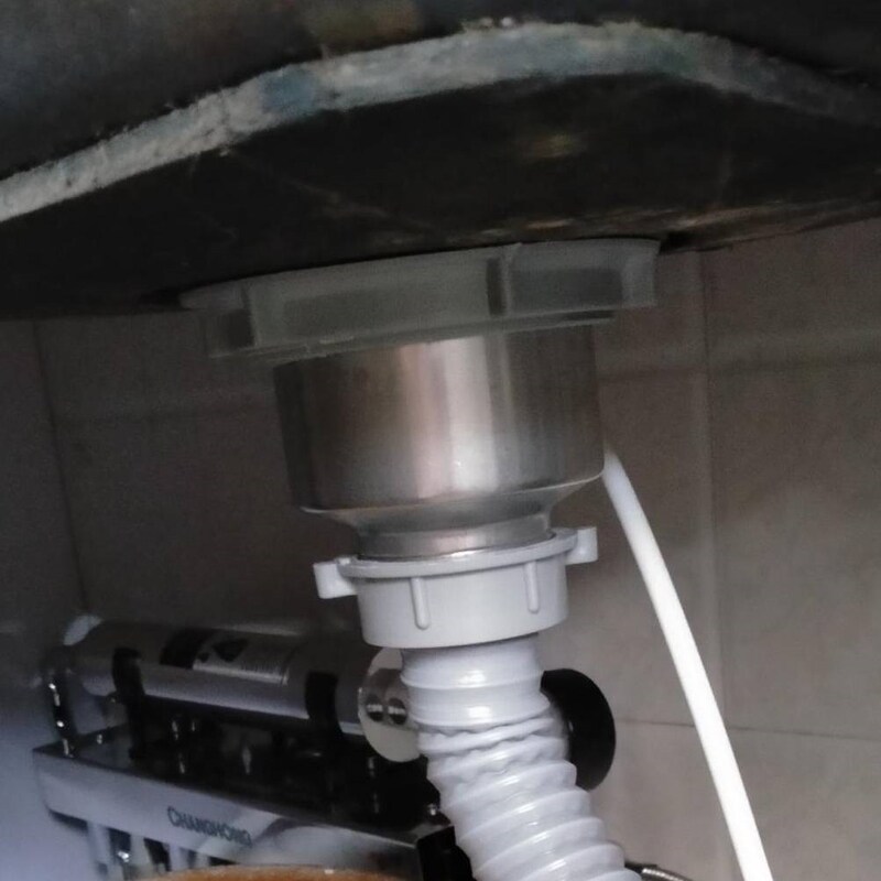 洗菜盆水池洗碗地漏垃圾软管不锈钢延长防臭下水管排水管提笼盖器