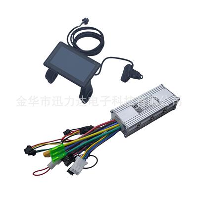 电自动行车滑板车液晶彩屏L41651D速度显示500W无刷控C器小体积H