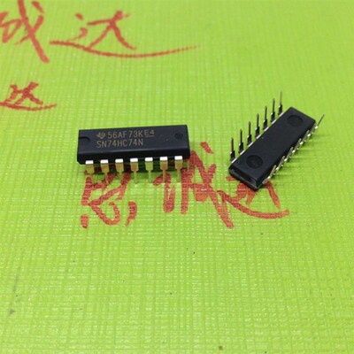 SN74HC74N 原装进口 DIP-14 双D触发器 HD74HC74P 74HC74