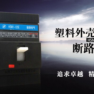 杭州之江 HSMh1杭申电气HSM1-400M 3P塑壳断路器400A 315A空气开