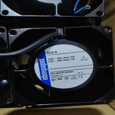 EBM风机：8556N，新设备拆下，几乎全新，8个，