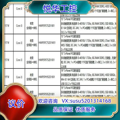 原装HMIPSPH752D1801 HMIPSPS752D180议