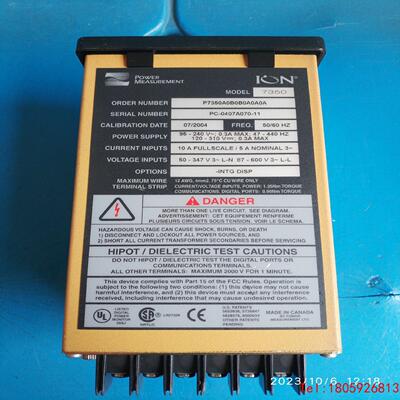 【非标价】加拿大POWER MEASUREMENT多功能智能型电能表I