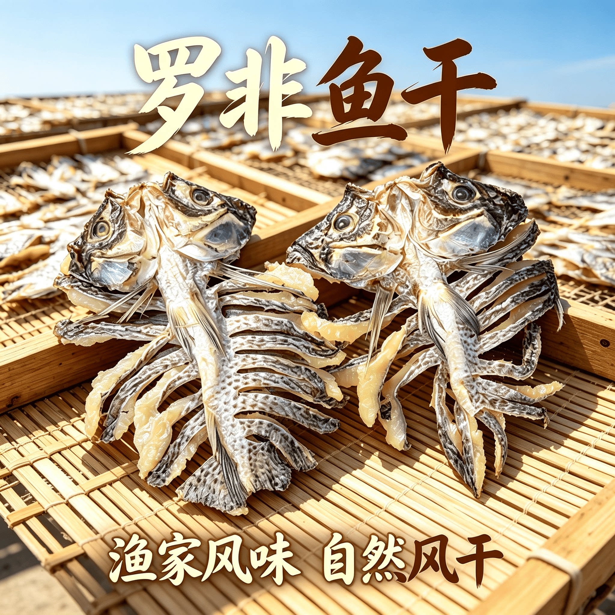罗非鱼干干货广西北海特产农家自晒福寿鱼干非洲鲫咸鱼水产干货