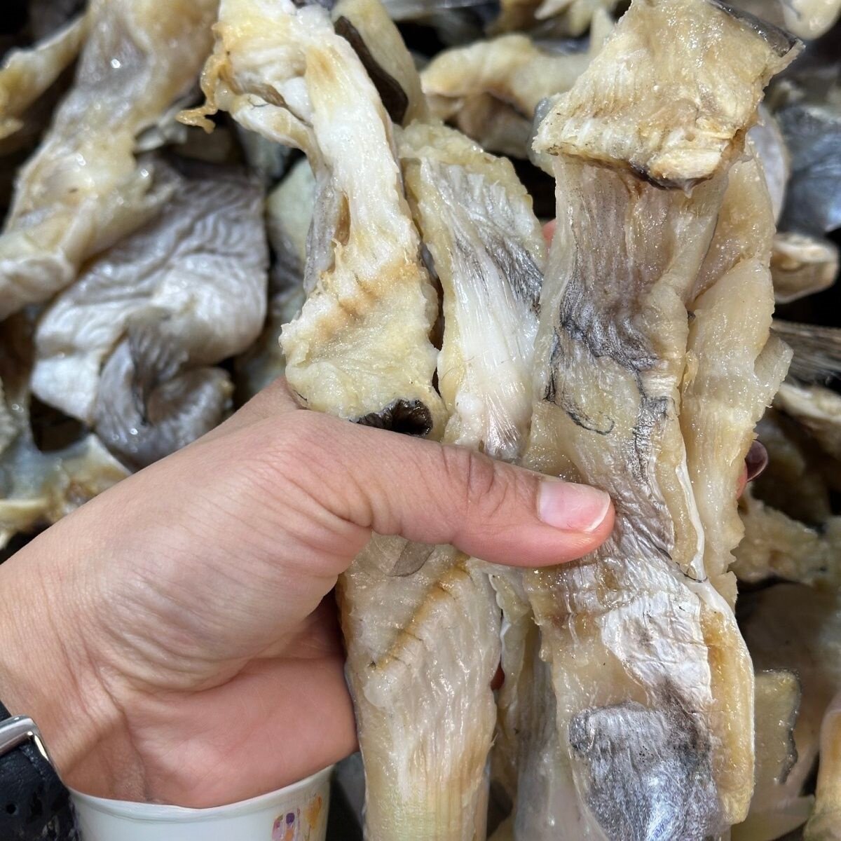 清江鱼叉尾鱼鮰鱼段大鱼段鱼中段去头去尾腌制农家自晒咸鱼干