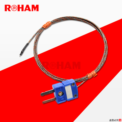 耐高温热电偶K型J型T型热电偶线测温线感温线SRTC-GG-T/J-30/24