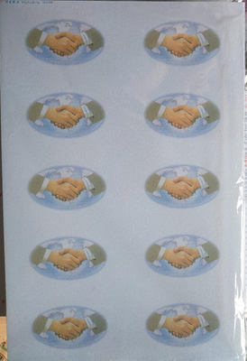 157g 带图案名片纸 帆船名片纸 名片卡纸 128克 握手名片纸 包邮