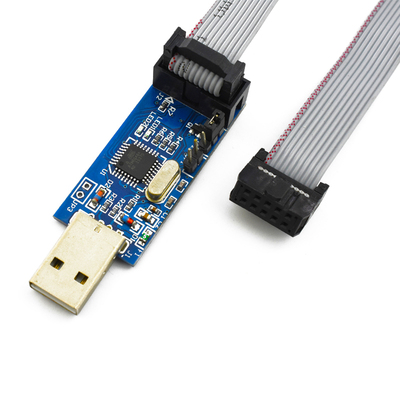 51AVR 编程器ISP下载线/器USBASP下载器 usbisp烧录器 AT89S51/52