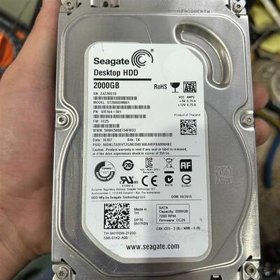 非实价议价议价【议价】Seagate/希捷 ST2000DM001/VX000台式非实