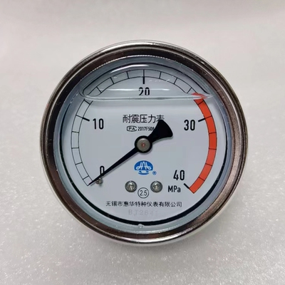 安装高压耐震.防震压力表抗震压力表轴向无边充油表YN60Z无锡惠华