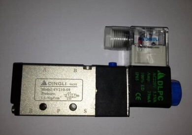 DINGLI电磁阀 4V210-08 AC220V DC24V 气动电磁阀 鼎力电磁阀
