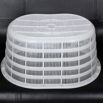 塑料箩筐椭圆形周转篓腰箩大号西瓜筐水产运输框虾篓蛋形箩加厚筐