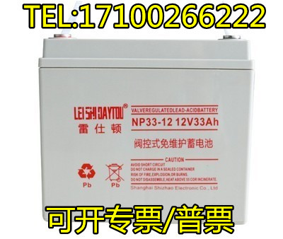 LEISHIDAYTOU雷仕顿蓄电池NP33-12原装正品12V33AH消防机房UPSEPS