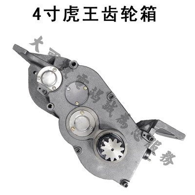 100型4寸虎王电动套丝机电机变速齿轮箱 含油泵 优质铸件全新耐用