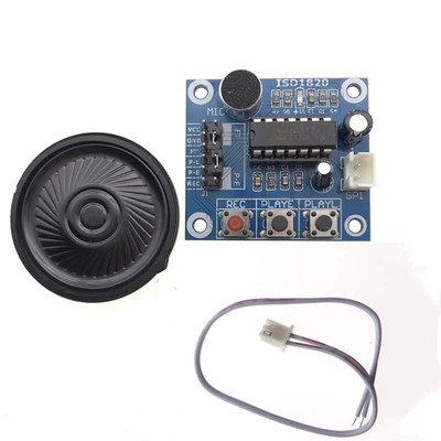 ISD1820录音语音模块 语音模块 录放音模块 板带咪头 送0.5W喇叭