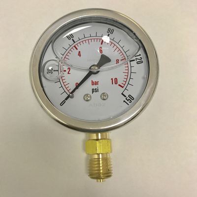 防震动压力表螺纹直径向