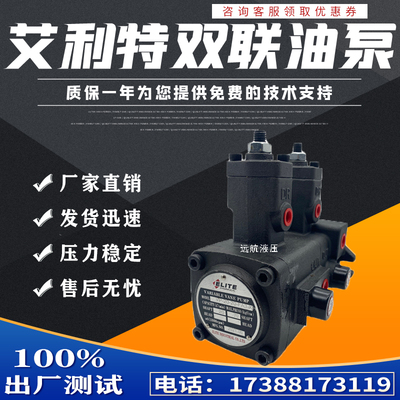 台湾艾利特双联叶片泵花