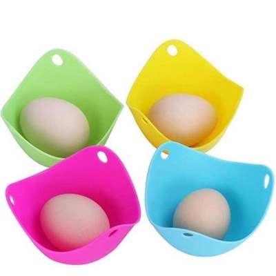 4Pcs/lot Silicone Egg Poacher Poaching Pods Pan Mould Egg Mo