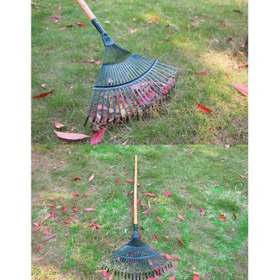 22 Toothed lron Rake Dead Leaf Rake Steel Wire Garden Rake G
