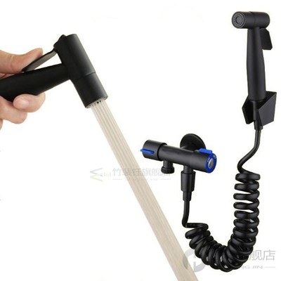 black bidet shattaf toilet flushing sanitary device bidet Ha