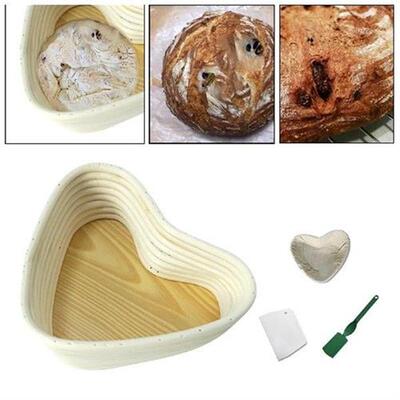 Rattan Bread Proofing Basket Small Tools with Cloth Liner