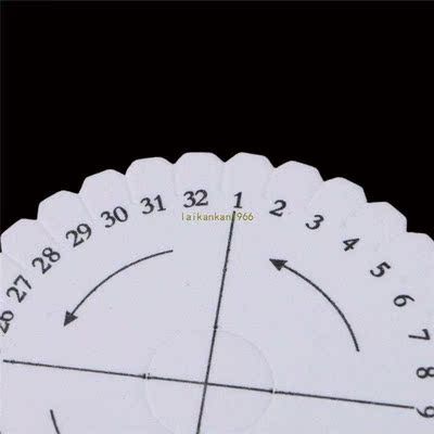 DIY Round Square Beading Cord Disc Disk Braiding Plate DIY W