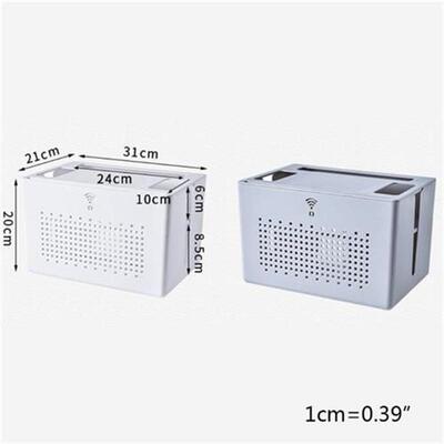 Double-layer Wireless Wifi Router Storage Box Desktop Socket