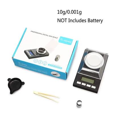 Digital Milligram Scale 10g/ 0.001g Portable Jewelry Scale L