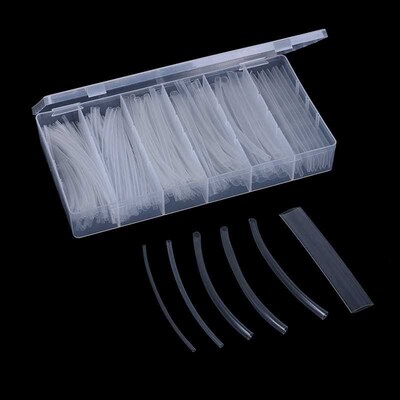 150Pcs 100mm 21 Heat Shrink Tubing Polyolefin Transparent T