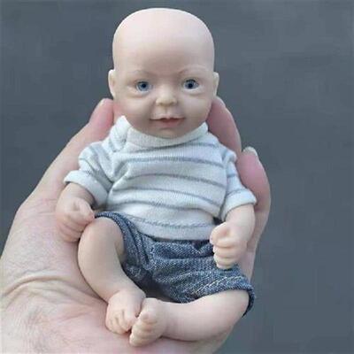 Mini Newborn Baby Bed Sleeping Toy Reborn Infant