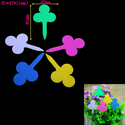 100pcs Plum Flower Garden Plants Seedlings Shape Plastic