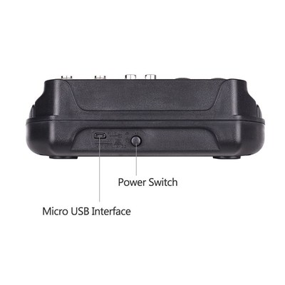 Muslady Mixing Console Digital Audio Mixer 4 Channel BT  Po