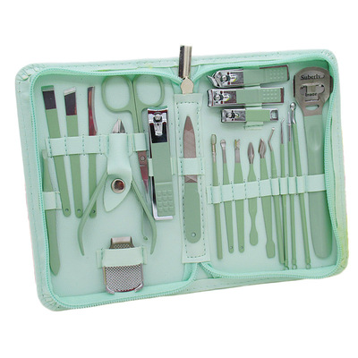 7/10/12/16/22Pcs Nail Clipper Set Foot Planer Pedicure
