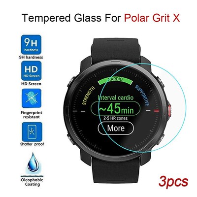 3pcs Protective Glass For Polar Grit X Tempered Glass Film